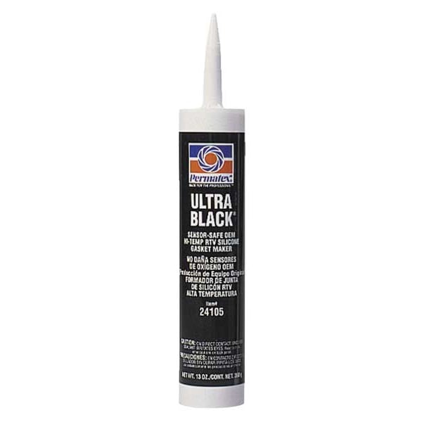 Permatex Increased Oil Resistance RTV Gasket Maker, 13 oz, Black, Temp ...