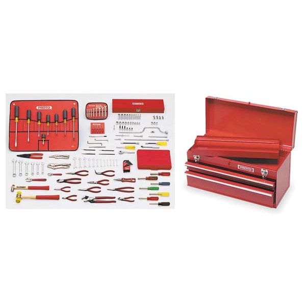 Proto 131 Piece Small Tool Set With Tool Box J9993 J99101 | Zoro