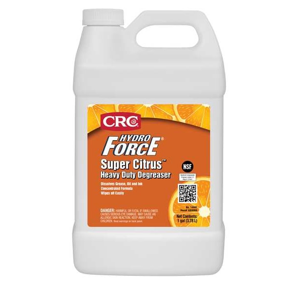 Crc Hydro Force Super Citrus Cleaner/Degreaser, 1 gal Jug, Ready to Use ...