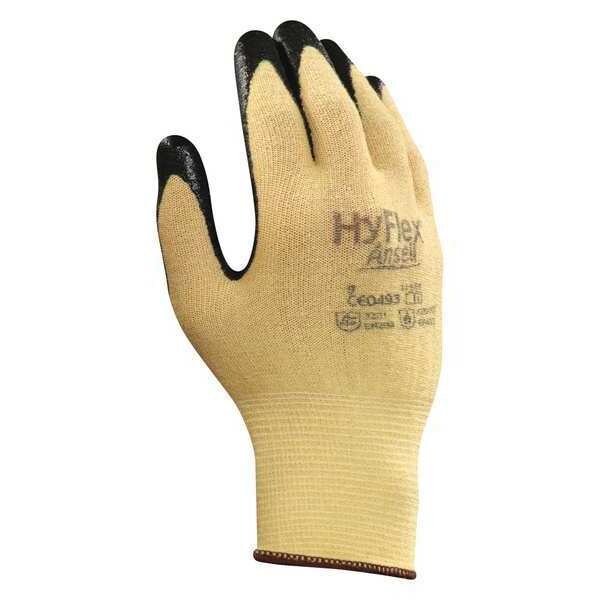 Ansell Cut Resistant Coated Gloves, A2 Cut Level, 13 ga, Black, S 11 ... Ansell Cut Resistant Coated Gloves, A2 Cut Level, 13 ga, Black, S 11 ...