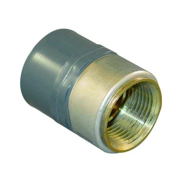 Zoro Select CPVC Female Connector, Schedule 80, 3/4" x 1/2" Pipe Size ...