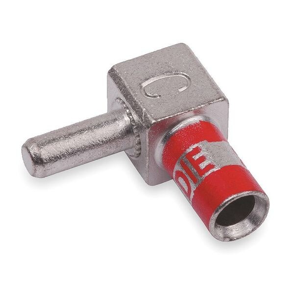 Abb Flag Connector, Male, 8 AWG, Red FLAG8 | Zoro