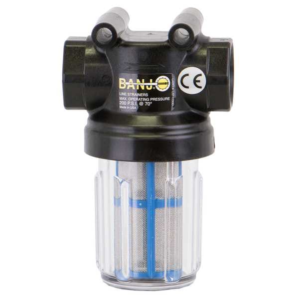 Banjo T-Line Strainer, 3/4", 297 Microns LSTM075-50C | Zoro
