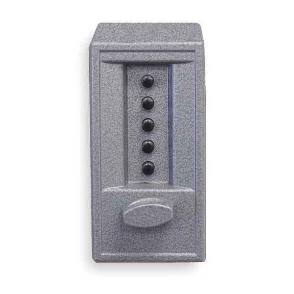 Simplex Push Button Lock, Entry, Gray Powder Paint 62048641 | Zoro