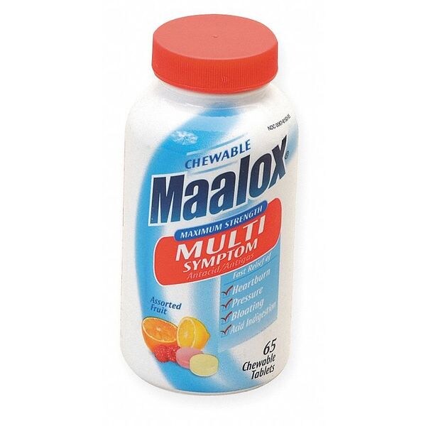 Maalox Maalox(R) Quick Dissolve, Tablet, PK65 1721965 | Zoro
