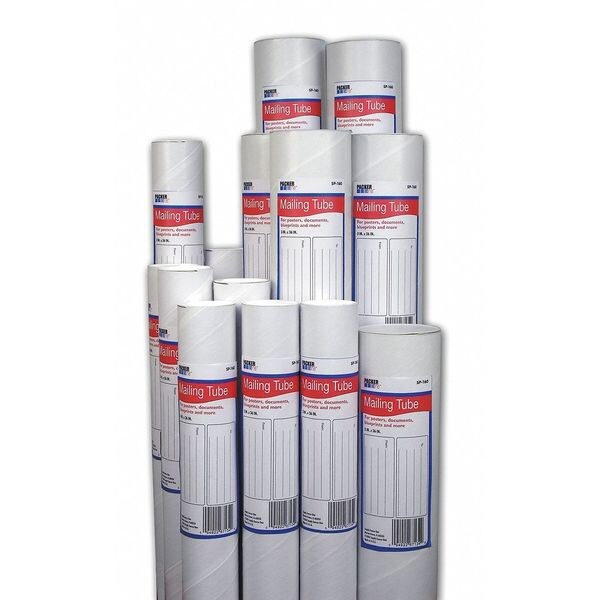 Zoro Select Mailing Tube, Rd, 3 In. D, 36 In. L, Pk 12 SP-160 | Zoro
