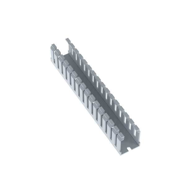 Panduit Wire Duct, Narrow Slot, Gray, 1.26W x 1.5D F1X1.5LG6 | Zoro