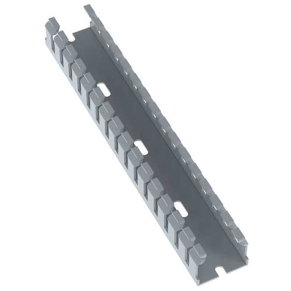 Panduit Wire Duct, Narrow Slot, Gray, 1.26 W x 1 D F1X1LG6 | Zoro