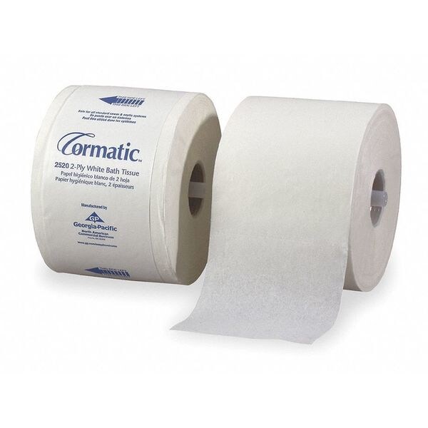 Georgia-Pacific Cormatic(R), 2 Ply, White, 36 PK 2520 | Zoro
