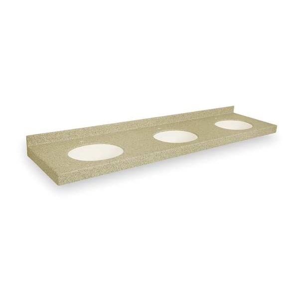Bradley 22" W x Surface Mount, Terreon, Lavatory Deck S45-2461 | Zoro