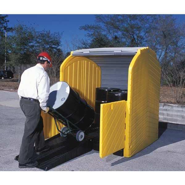 Ultratech Rolltop Drum Spill Containment, 4 Drum 9637 | Zoro