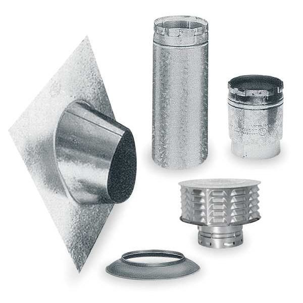 Ameri-Vent Kit, 5" Dia. 5EK | Zoro