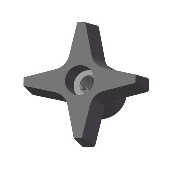 Innovative Components Four Prong Knob, 5/16-18 Thread Size, 1"L, Thru ...