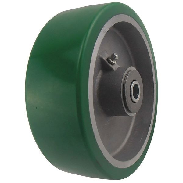 Zoro Select Caster Wheel, 5 in., 1050 lb., Green 3G271 | Zoro