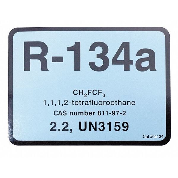 Diversitech R-134A Refrigerant ID Labels, PK10 4134 | Zoro