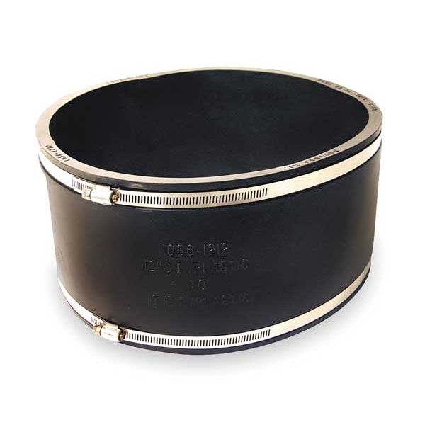 Zoro Select Flexible Coupling, For Pipe Size 10x10" 1056-1010 | Zoro