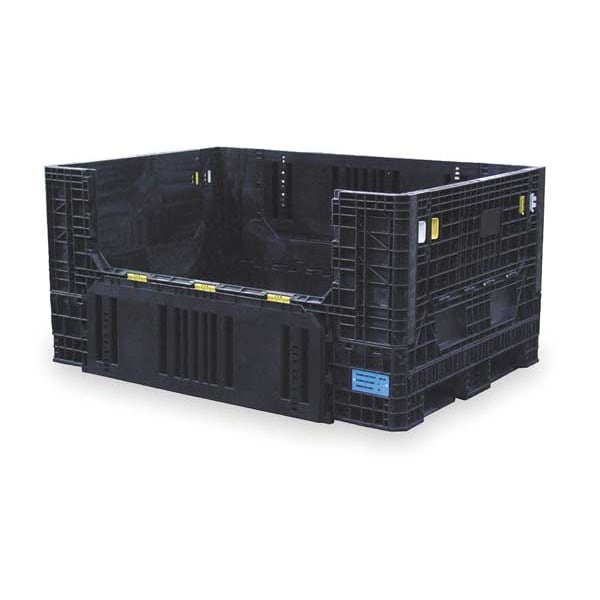 Orbis Collapsible Bulk Container 46 cu ft Volume Cap., 70 in L, 48 in W ...