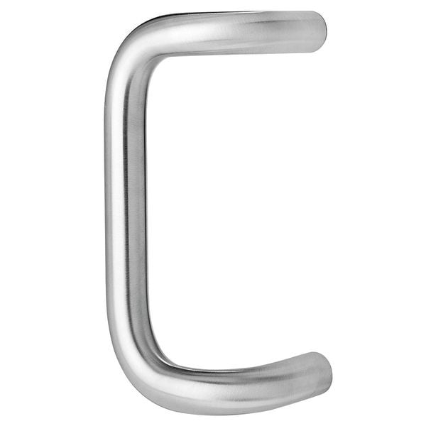 Rockwood Offset Pull Handle, Stainless Steel, Satin, Clips/Fasteners ...
