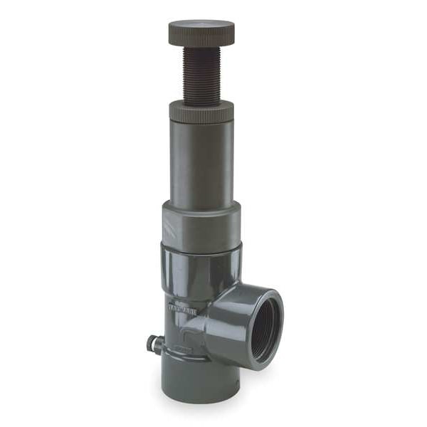 Hayward Flow Control Relief Valve, 2", PVC/FPM, Adjustable 5-75 psi ...