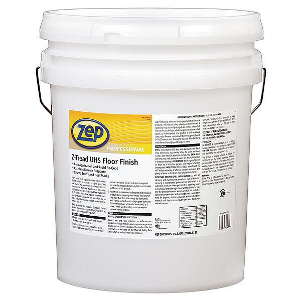 Zep Floor Finish, 5 gal., 20 to 30 min. 1041551 | Zoro