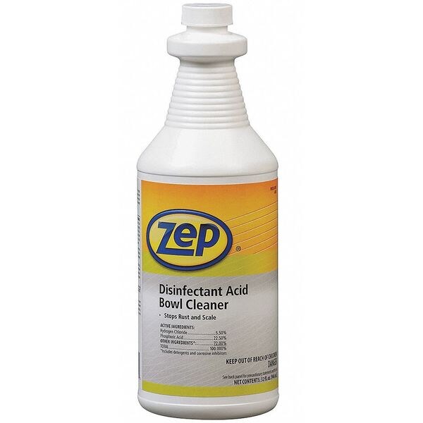 Zep Toilet Bowl Cleaner, 32 oz., Mint, Red R00101 | Zoro