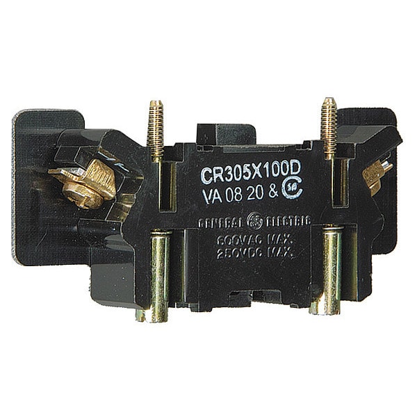 Ge Aux Contact Block, 1NC, Size 00-4 CR305X100E | Zoro
