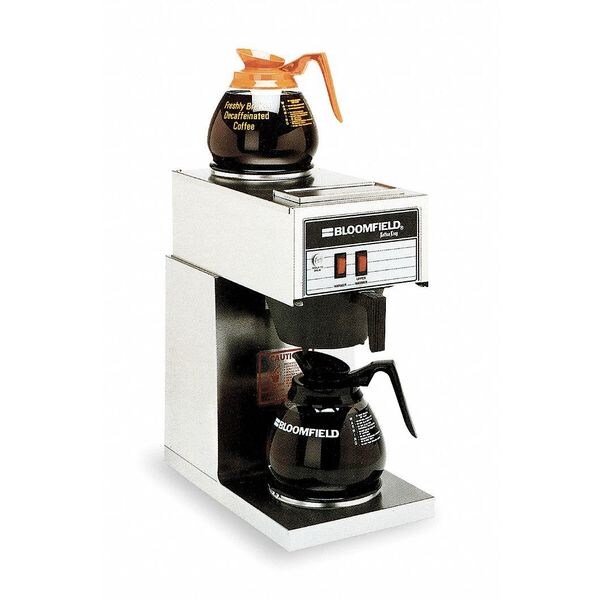 Bloomfield Deluxe Commercial Coffee Brewer, 2 Warming Stations 4B-8543 ...