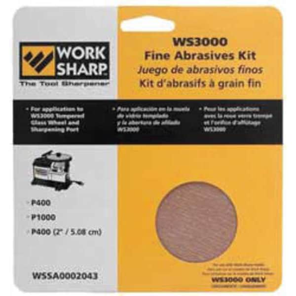 Work Sharp WS3000 FINE ABRASIVES KIT WSSA0002043 | Zoro