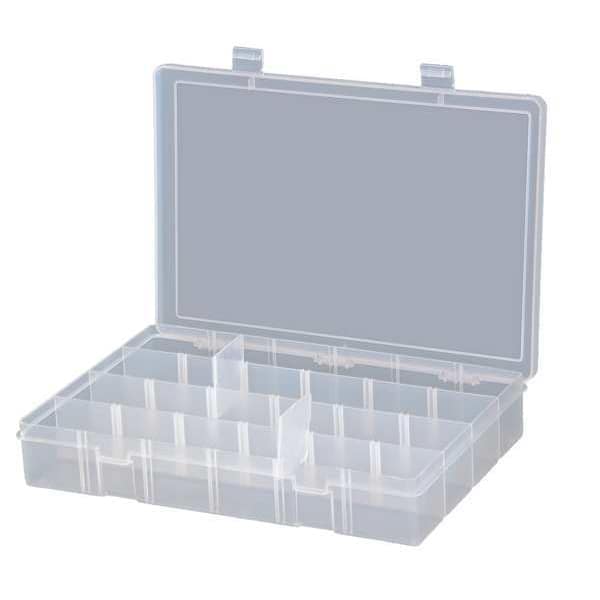 Durham Mfg Compartment Box with 24 compartments, Plastic, 2-5/16" H x ...