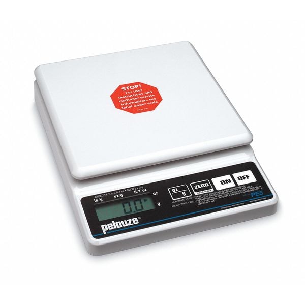 Rubbermaid Commercial Digital Postal Scale, SS Pltfrm, 5 lb. Cap PE5 | Zoro