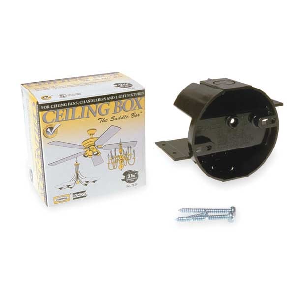 Raco 4 Steel Round Ceiling Fan Fixture Electrical Box | Shelly Lighting