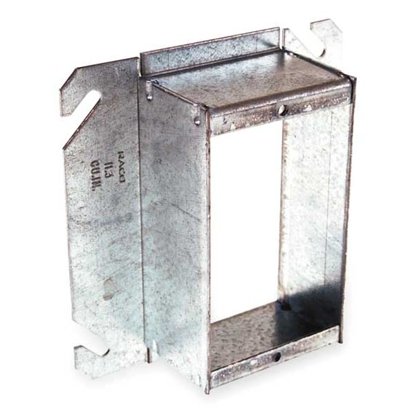 Raco Mud Ring, 1 Gang, Galvanized Zinc, Square Box Type 785 | Zoro