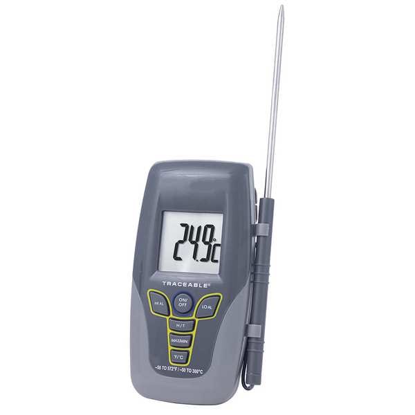 Traceable NIST Traceable® Digital Thermistor Thermometer, -58 Degrees ...