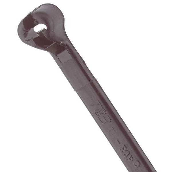 Ty-Rap Cable Tie, 11-1/2 in L, 3 in Max Bundle Dia., Black, Nylon 6/6 ...