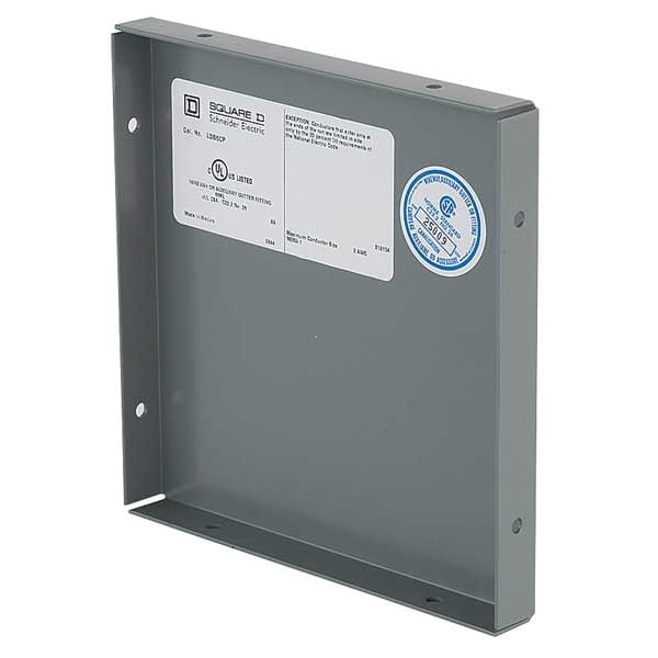 Square D Wireway Closure Plate, 1 Type, NEMA 1 Rating, Steel, ANSI 61 ...