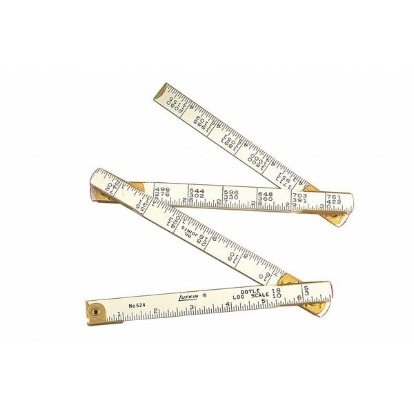 Crescent Lufkin Doyle Log Folding Rule, Length 48 In 524 | Zoro