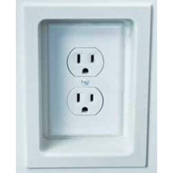 Fastcap Electric Trim Ring, Number of Gangs: 1 Plastic, Smooth Finish ...