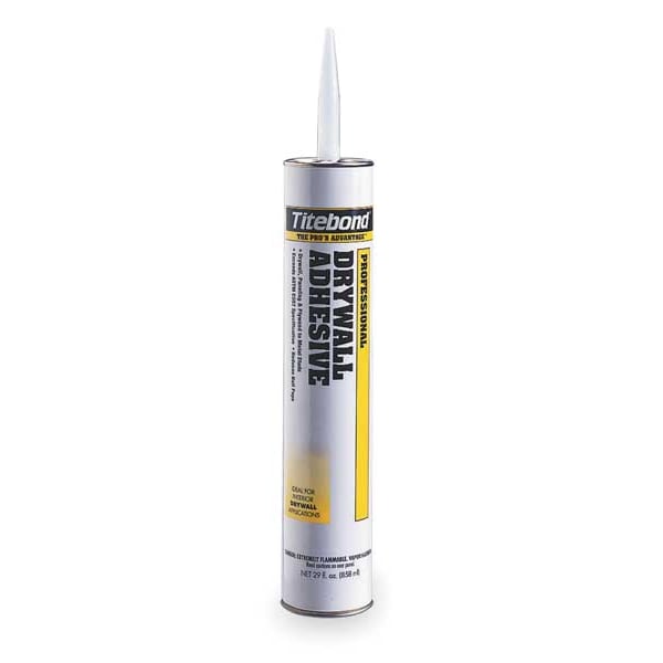 Titebond Construction Adhesive, Tan, 28 oz, Syringe 5352 | Zoro