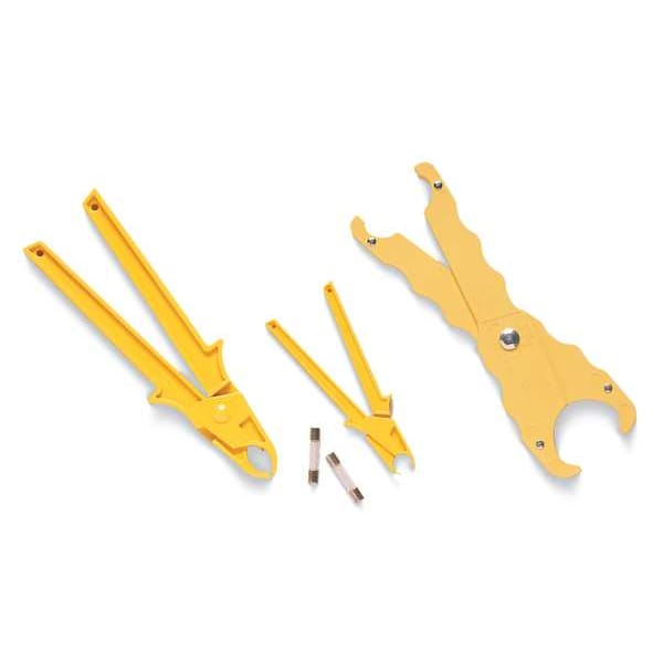 Ideal Fuse Puller, Large, 7-1/4 In L, Yellow 34-016 | Zoro