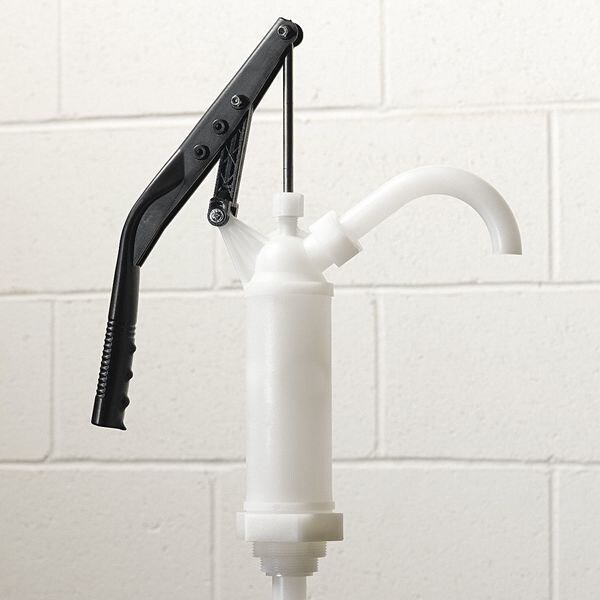 Action Pump Hand Drum Pump, Lever, PVDF, 1In OD T490S | Zoro