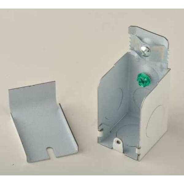 Plugmold Entrance End, White, Stainless Steel, Ends WH2010A2 | Zoro