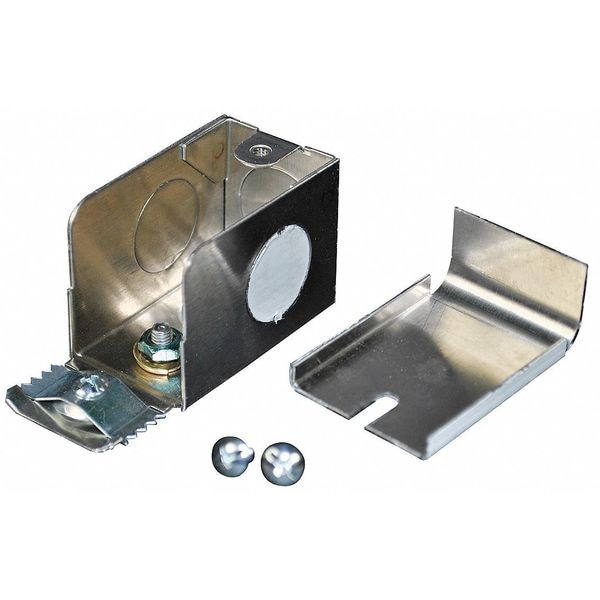 Plugmold Entrance End, White, Stainless Steel, Ends S2010A2 | Zoro