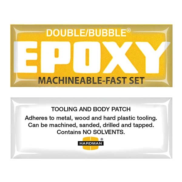 Hardman Epoxy Adhesive, Double/Bubble Machineable-Fast Set Series ...