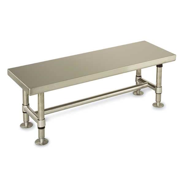 Metro Cleanroom Gowning Bench, 48 In GB1648S | Zoro