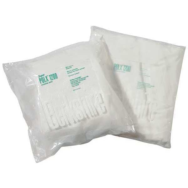 Berkshire Cleanroom Wipe, 9" x 9", 150 Wipes P1200.0909.8 | Zoro
