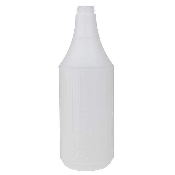 Zoro Select 32 oz. Clear, Plastic Graduated Bottle, 3 Pack 130295 | Zoro