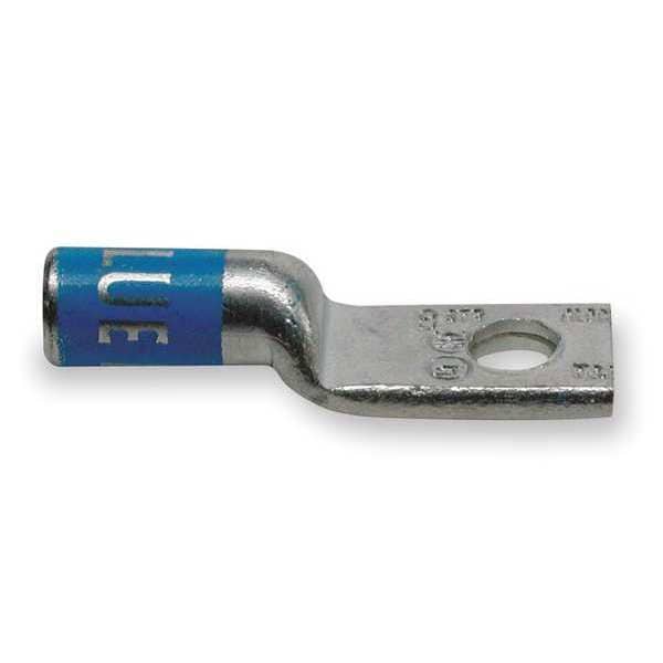 Abb One-Hole Compression Lug, 1/0 AWG Max, 5/16 in Stud, Long Barrel ...