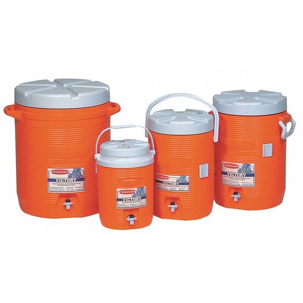 Gott Beverage Cooler, 5 gal., Orange 1840999 | Zoro