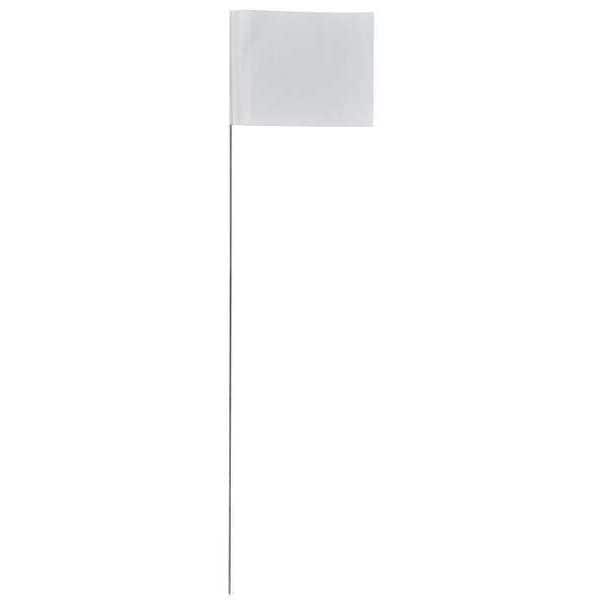 Presco Marking Flag, PVC, Solid, 2.5" L., 100 PK 2336W-200 | Zoro
