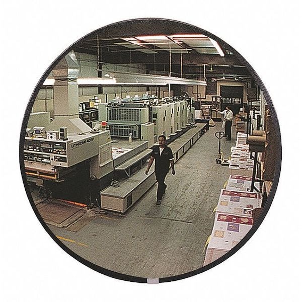 See All Industries Mirror, Convex, Indoor, Acrylic, 12" dia., Acrylic ...